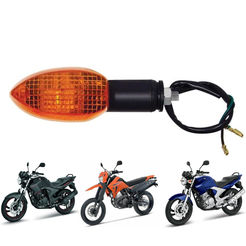 Mini Pisca Moto Dianteiro Esquerdo Traseiro Direito Fazer 250 06 08 XTZ ...