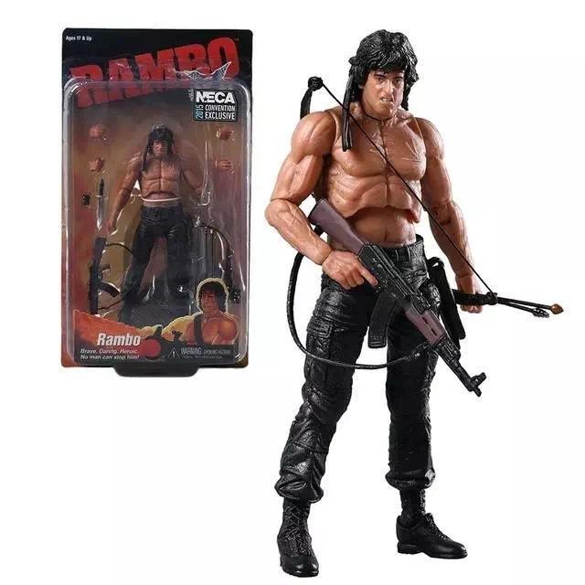 NECA Primeiro Sangue-John J . Rambo Survival Versão 7 " Brinquedos ...