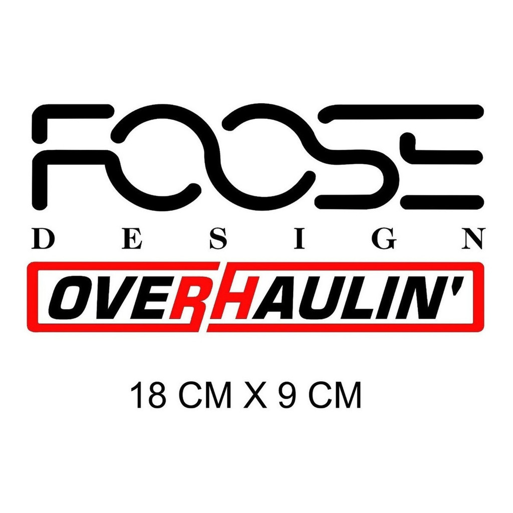 Kit Adesivo Overhaulin E Foose Design Varias Cores | Shopee Brasil