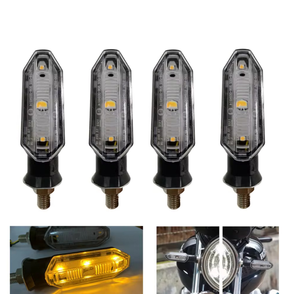 Seta de Led Moto 4 ou 2 Un Universal Modelo Esportivo CB 250f Twister ...