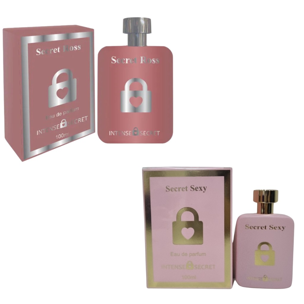 Combo Eau de Parfum Secret Sexy + Secret Ross - Intense Secret | Shopee ...