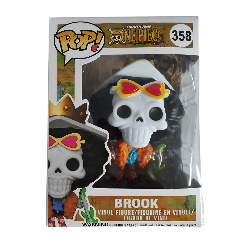Boneco Funko Pop Brook One Piece 358 - Item Colecionável | Shopee Brasil