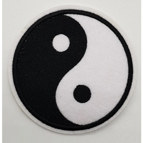 Patch Bordado Termocolante- Yin-Yang | Shopee Brasil
