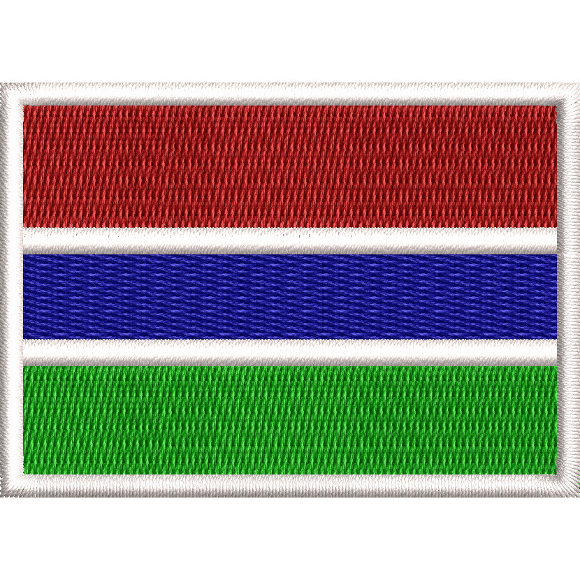 Patch Bordado Bandeira Gâmbia Motociclista Moto Clube Paf14 | Shopee Brasil