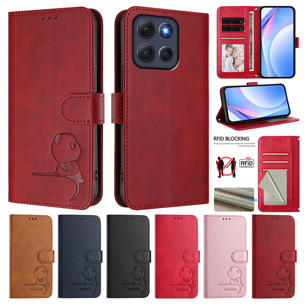 Capa Carteira De Panda Fofa Para Motorola Moto G86 G85 G84 G75 G56 G55 ...