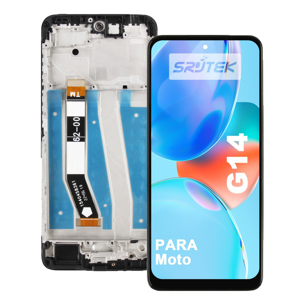 Para Moto G14 Xt2341 Tela Frontal Lcd Display Aro Original | Shopee Brasil