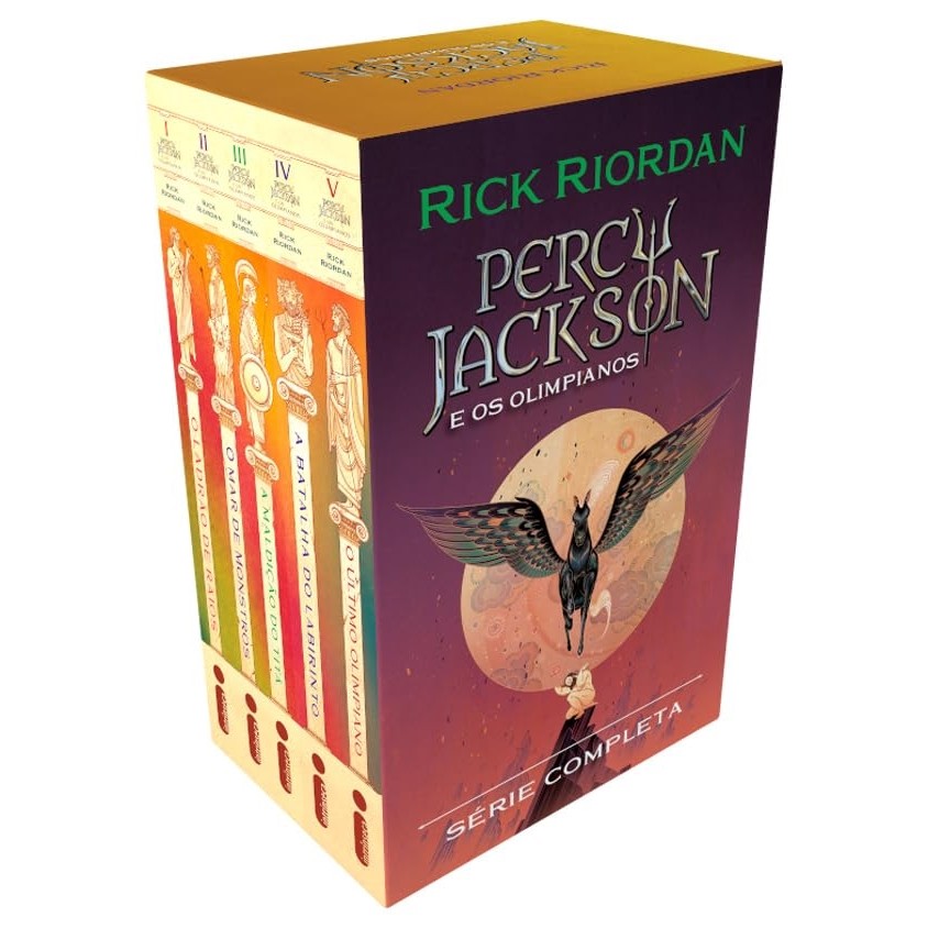 Box Percy Jackson e os Olimpianos (5 Volumes) autor Rick Riordan ...