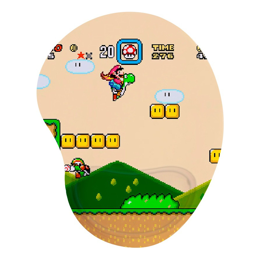 Mouse Pad Ergonômico Com Apoio Super Mario Game Nintendo | Shopee Brasil