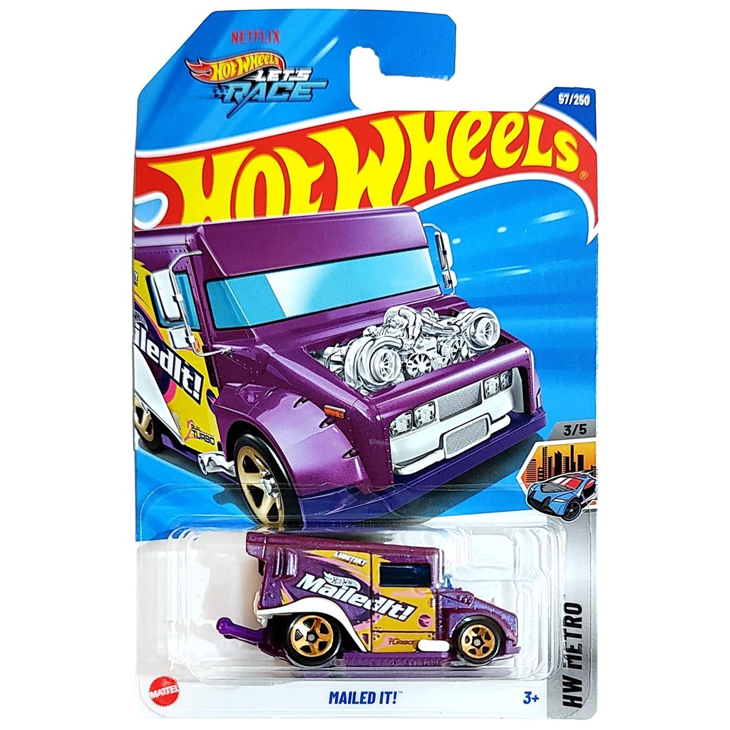 Hot Wheels Básico Mattel Hot Wheels Let's Race HW Metro Mailet It! T ...