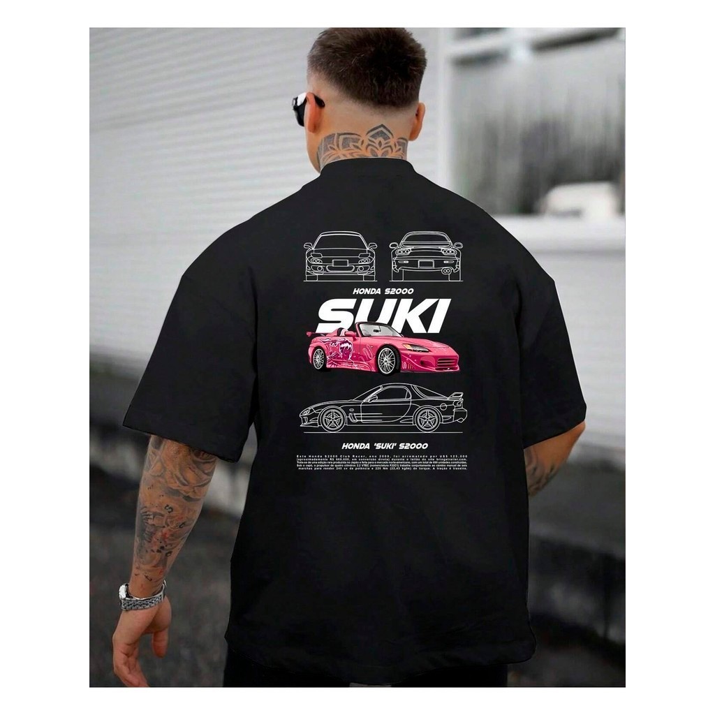 Camiseta Básica Velozes Furiosos Suki Carro Vintage Paul "Honda S2000 ...