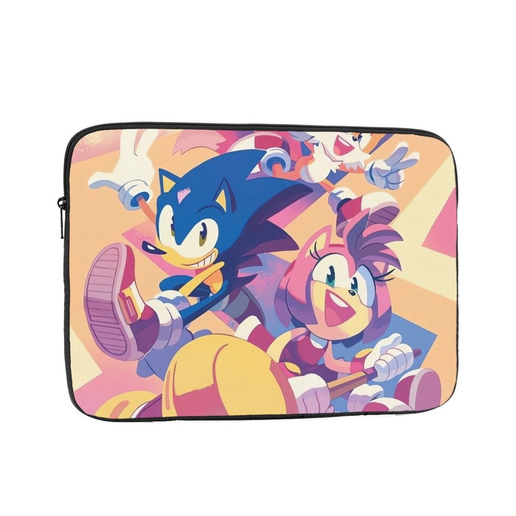 Sonic The Hedgehog Cute Cartoon Laptop Bolsa Tablet 10/13/15 Polegadas ...