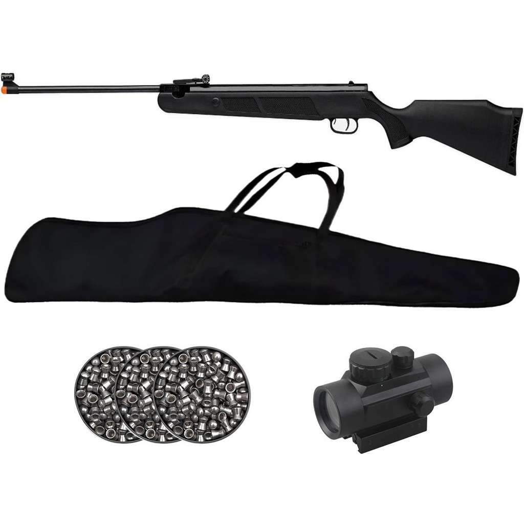 Carabina de Pressão Wolverine Nitro 60kg RS2 10712GP 5.5mm - Beeman + 3 ...
