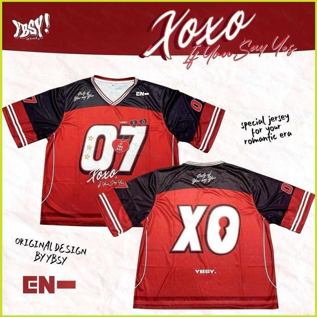 Enhypen Número 07 XO EN-Camisa Especial Para Seu Pano Cosplay Romântico ...