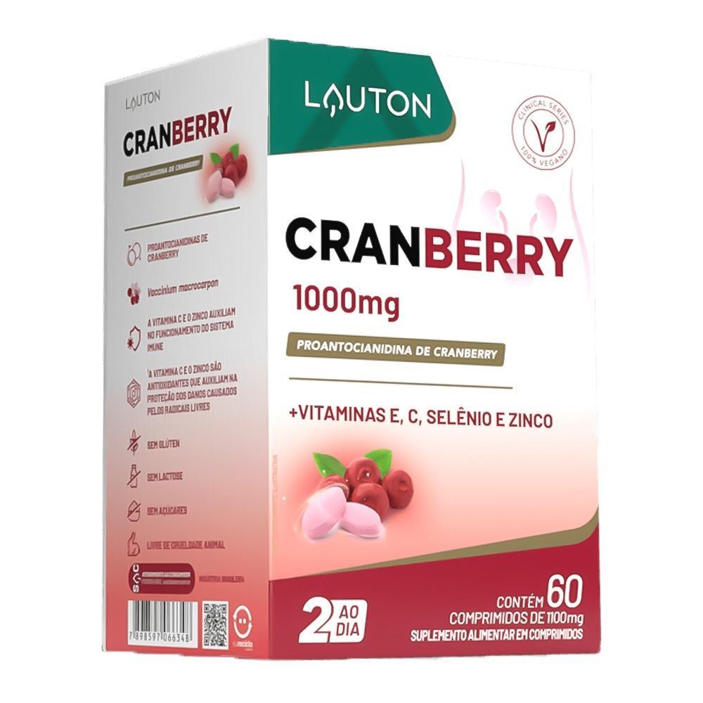 CRANBERRY PREMIUM 1000MG COM 60 COMPRIMIDOS | Shopee Brasil
