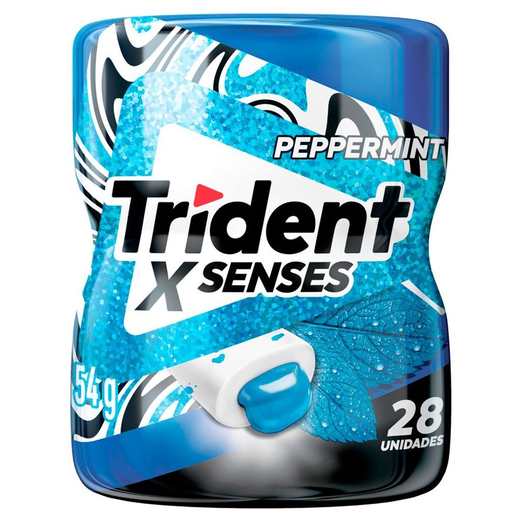 Chiclete Trident X Senses Sabor Peppermint 54g | Shopee Brasil