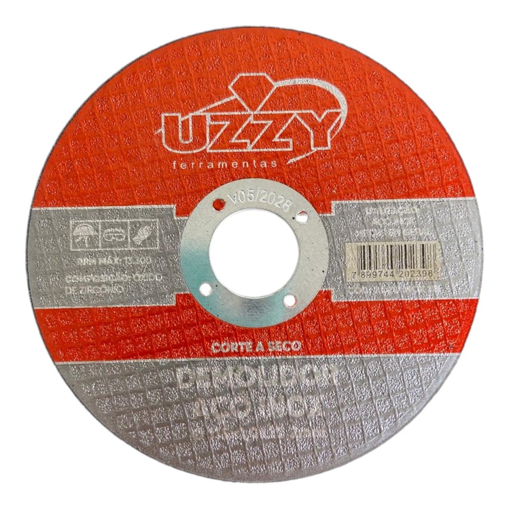 Disco De Corte A Seco Inox Demolidor 115x1,0x22,2mm Uzzy | Shopee Brasil