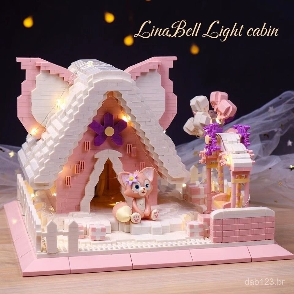 Compatível com Lego Ling Na Bei Er Cottage Building Blocks Meninas ...