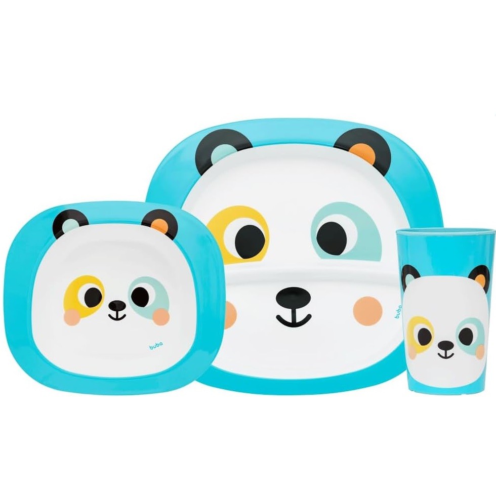 KIT REFEICAO BUBA ZOO PANDA - BUBA | Shopee Brasil