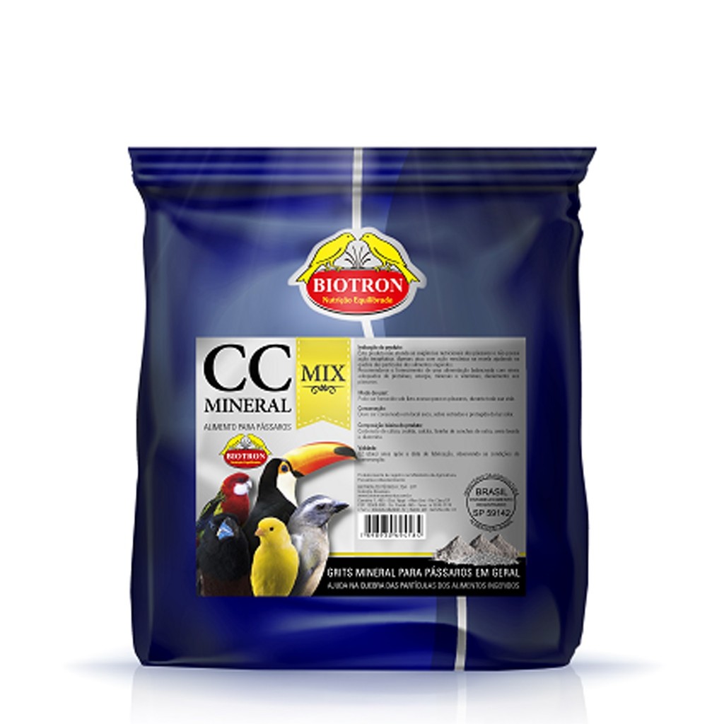 Biotron CC Mineral Mix - Suplemento Mineral para Pássaros - 1,5kg ...