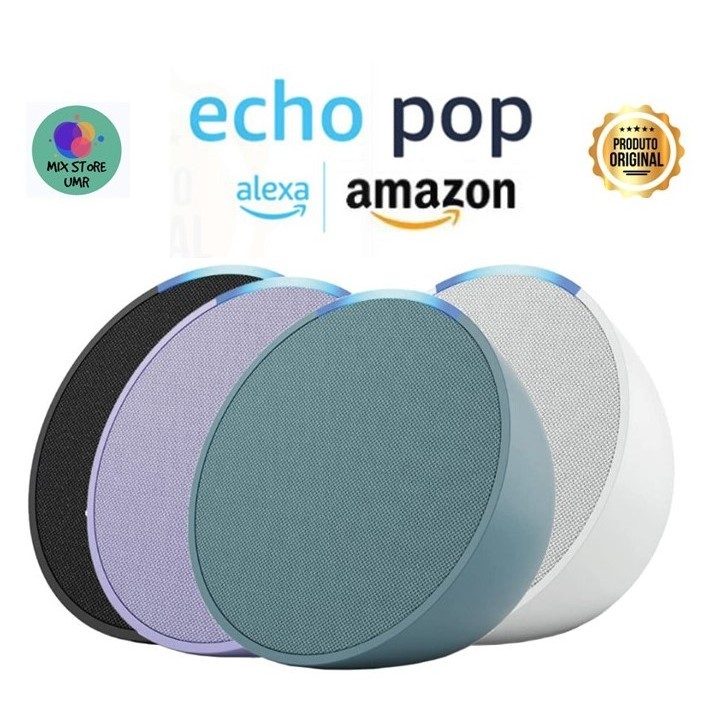 ALEXA ECHO POP ORIGINAL AMAZON | Shopee Brasil