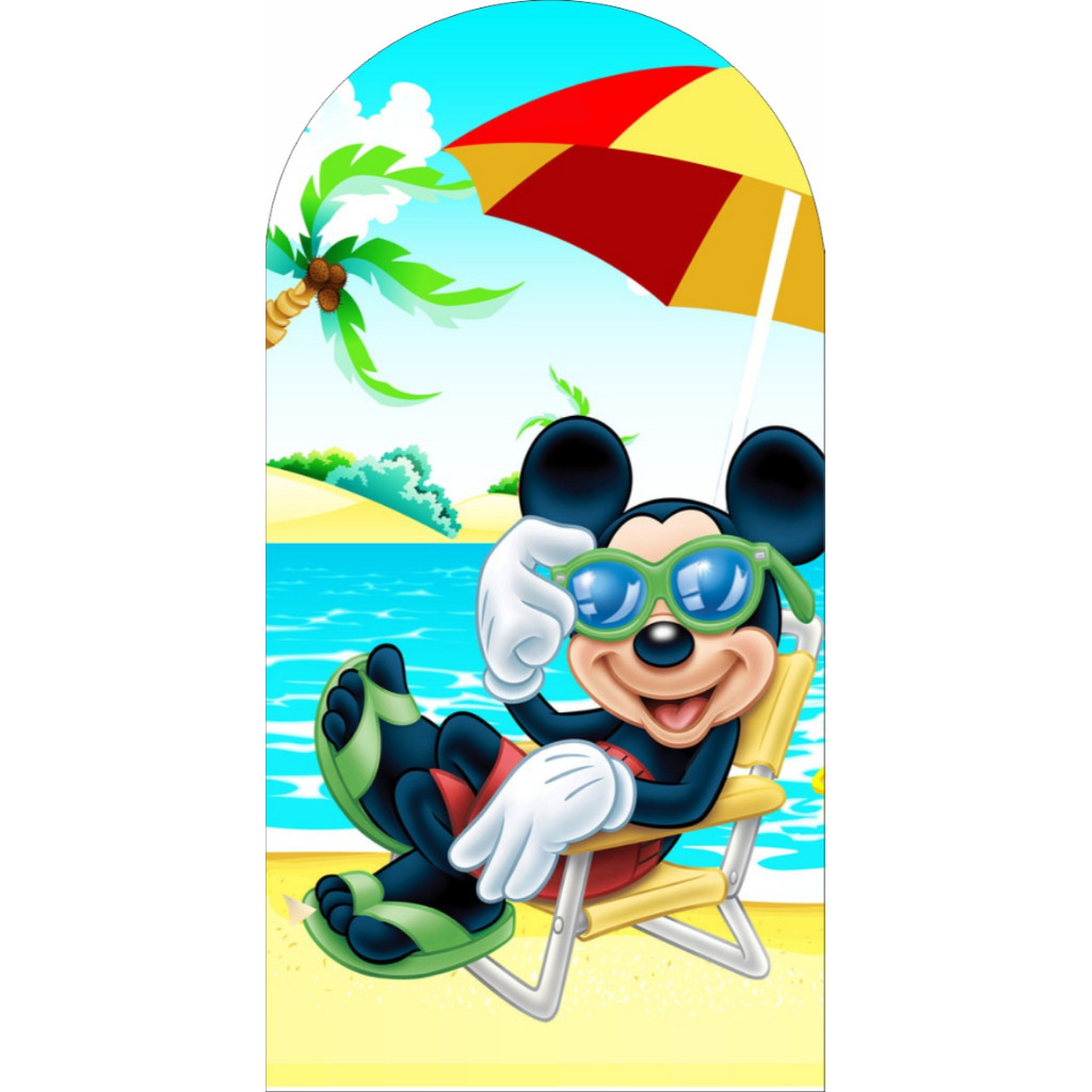 Painel De Festa Mickey Praia - Mickey Piscina Pool Party | Shopee Brasil