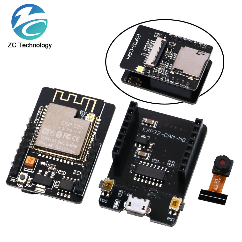 ESP32-CAM-MB ESP-32S Módulo Wi-Fi Serial Para Placa De Desenvolvimento ...