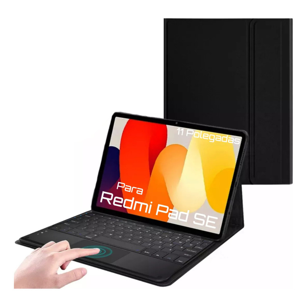 W.BILL Capa Com Teclado Touchpad Sem Fio Para Redmi Pad Se 11 ...