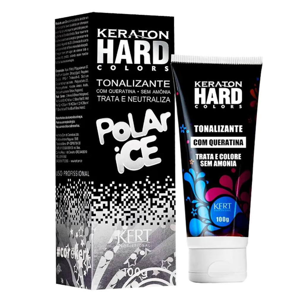 Tonalizante Keraton Hard Color Polar Ice 100g | Shopee Brasil