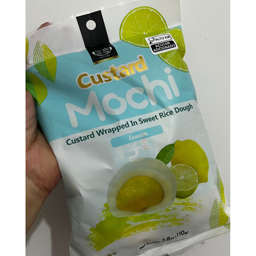 MOTI/MOCHI CUSTARD RECHEADO SABOR LIMÃO - PACOTE 110G | Shopee Brasil