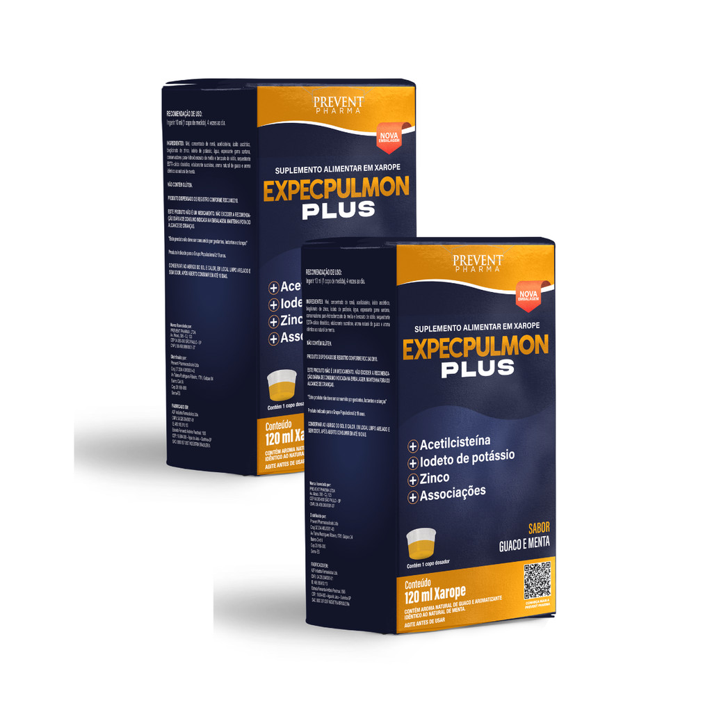 EXPEC PULMON PLUS 120ML - XPE SABOR GUACO/MENTA PREVENT PHARMA | Shopee ...
