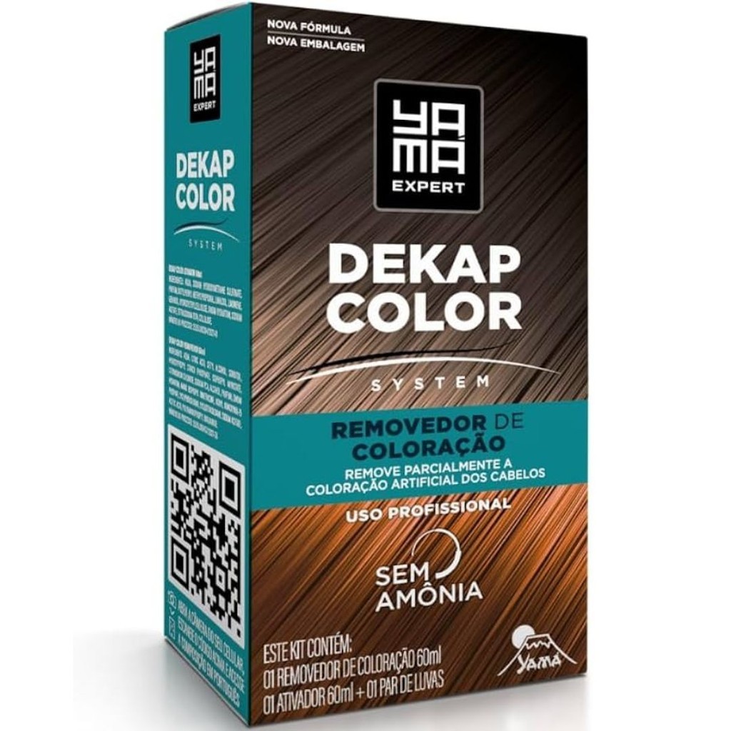 Yamá Dekapcolor System Removedor de Coloração - 120ml | Shopee Brasil