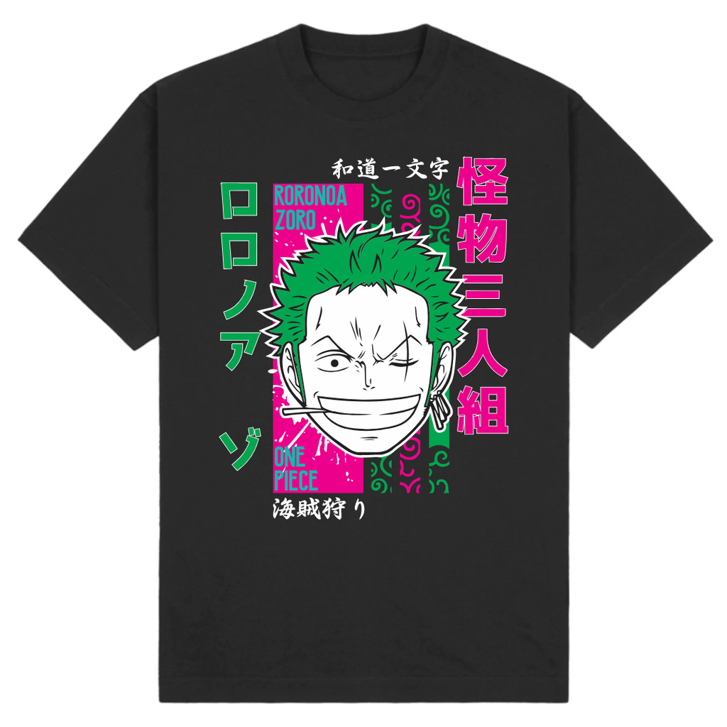 Camisa camiseta basica one piece anime Zoro Plus Size | Shopee Brasil