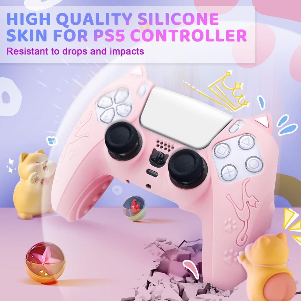 Para SONY Playstation5 PS5 Controlador Caso De Proteção Silicone Macio ...