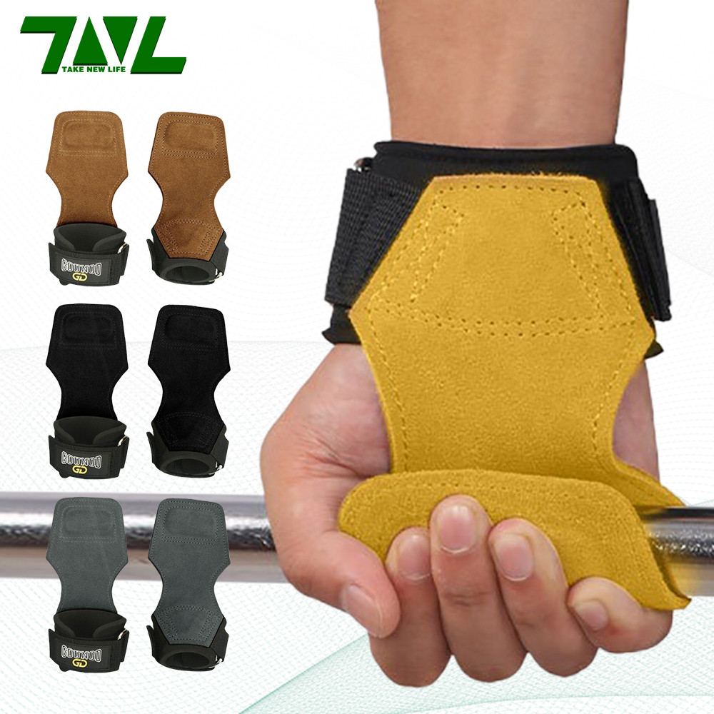 Luva Hand Grip Couro Legítimo Cross Pull Up Lpo Competição Crossfit ...
