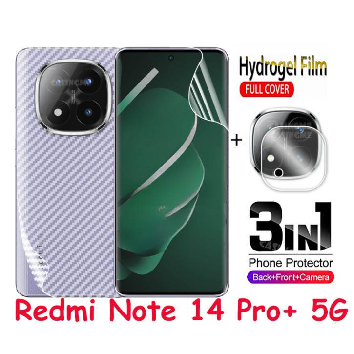 Redmi Note 14 Pro + 5G Filme De Hidrogel De Cobertura Completa Para Note14pro + Note14 14Note ...