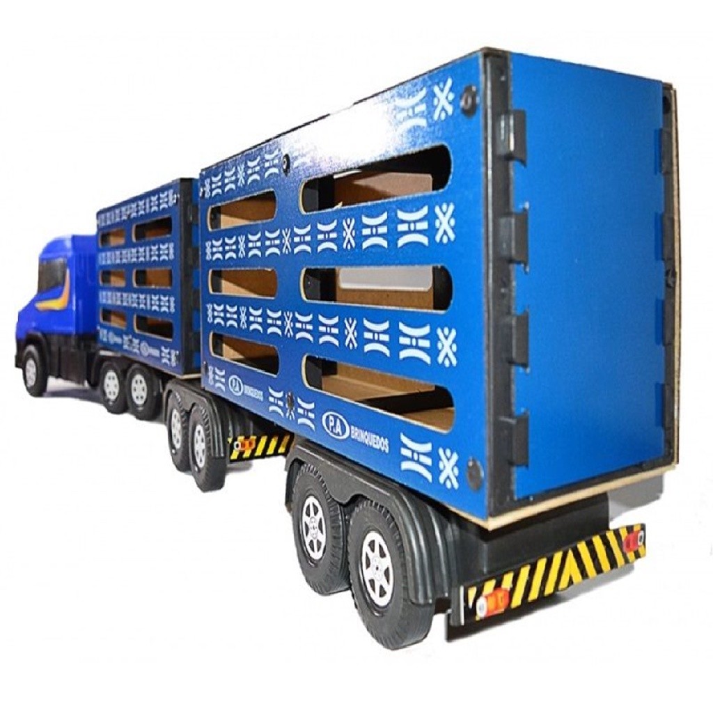 Caminhão Carreta Bitrem Boiadeiro 7 Eixo Carroceria de Madeira ...