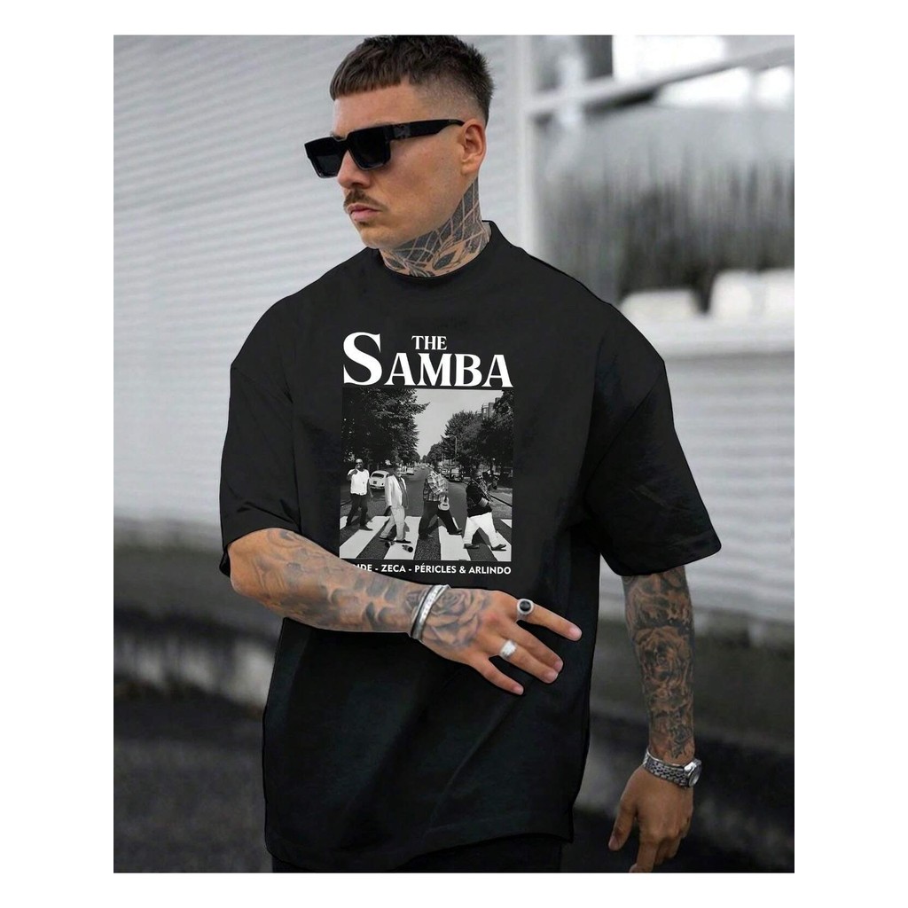 Camiseta Básica Unissex 100% Algodão Zoeira Graphic Tee Zeca The Samba ...