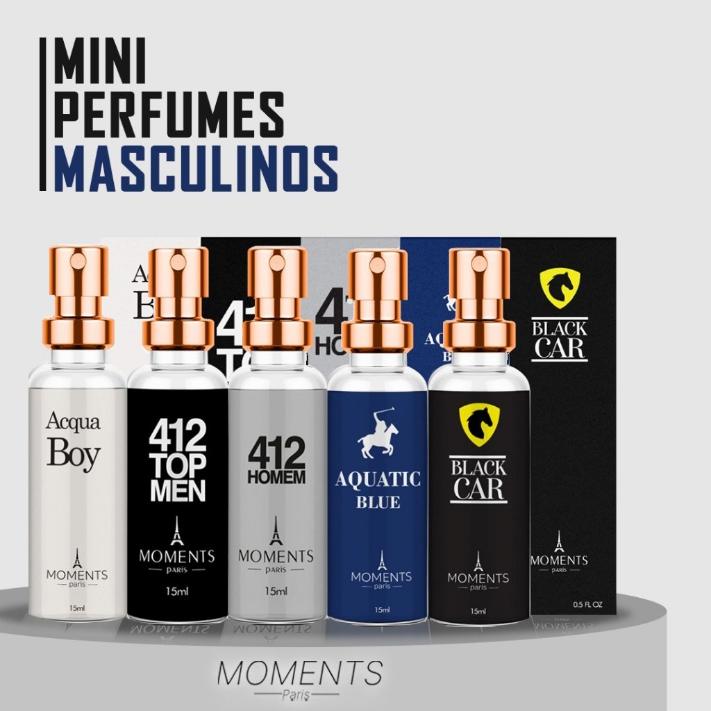 PERFUME MASCULINO MOMENTES PARIS 15ML PARFUM ALTA QUALIDADE E FIXAÇÃO ...
