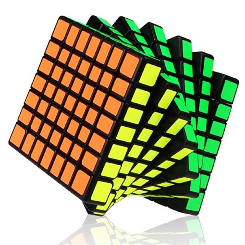 Cubo Mágico 7x7 QiYi Qihang S2 Black with Sticker | Shopee Brasil