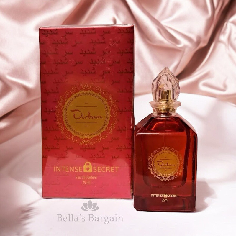 Dirham Eau de Parfum Árabe 75ml Unissex Intense Secret | Shopee Brasil