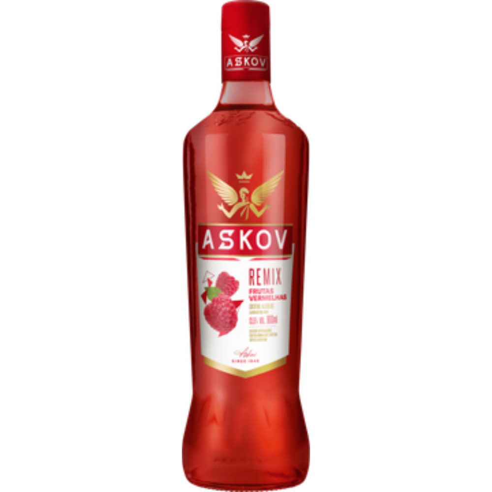 Vodka Askov ReMix Frutas Vermelhas 900ml | Shopee Brasil