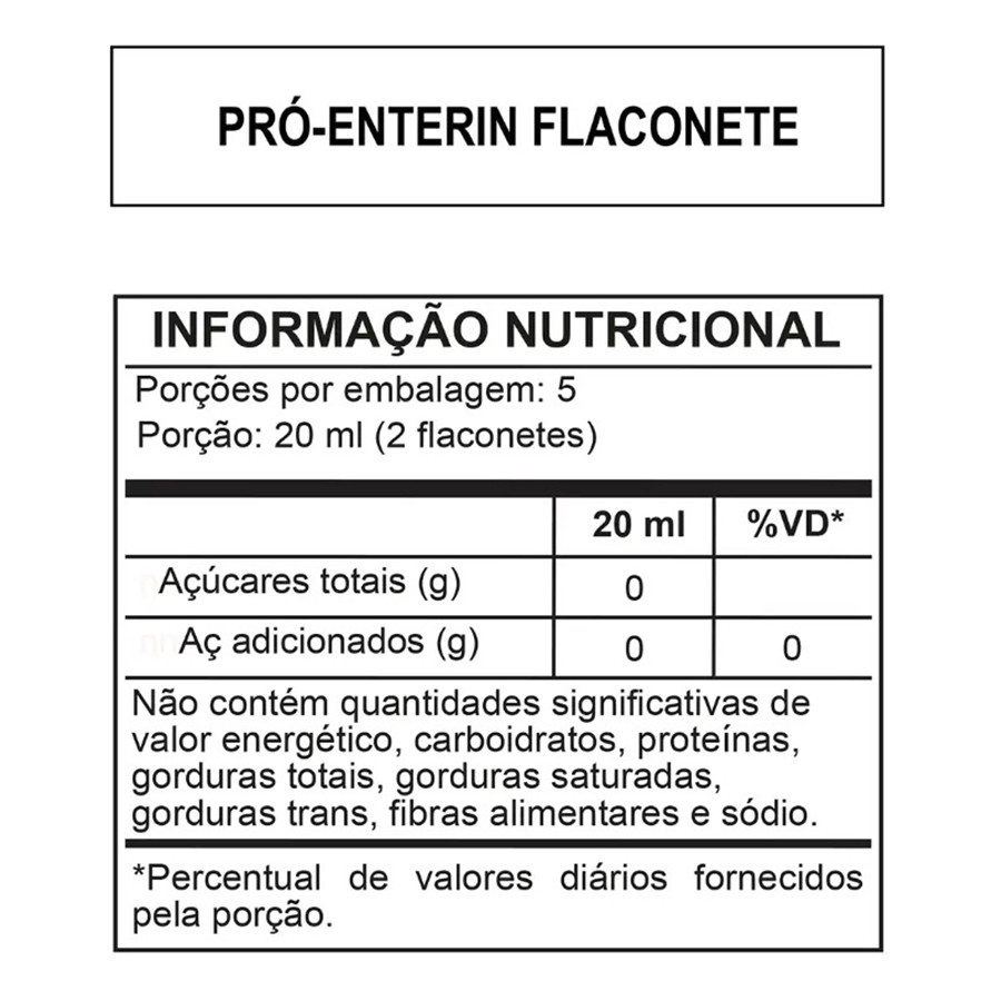 Pró-Enterin Bacillus Subtilis Probiótico 2BI 10 flac de 10ml Arte ...