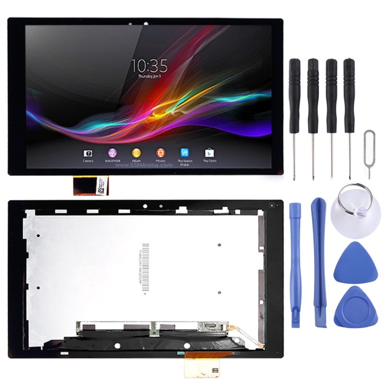 Bom Display LCD De feedback + Painel De Toque Para Sony Xperia Tablet Z ...