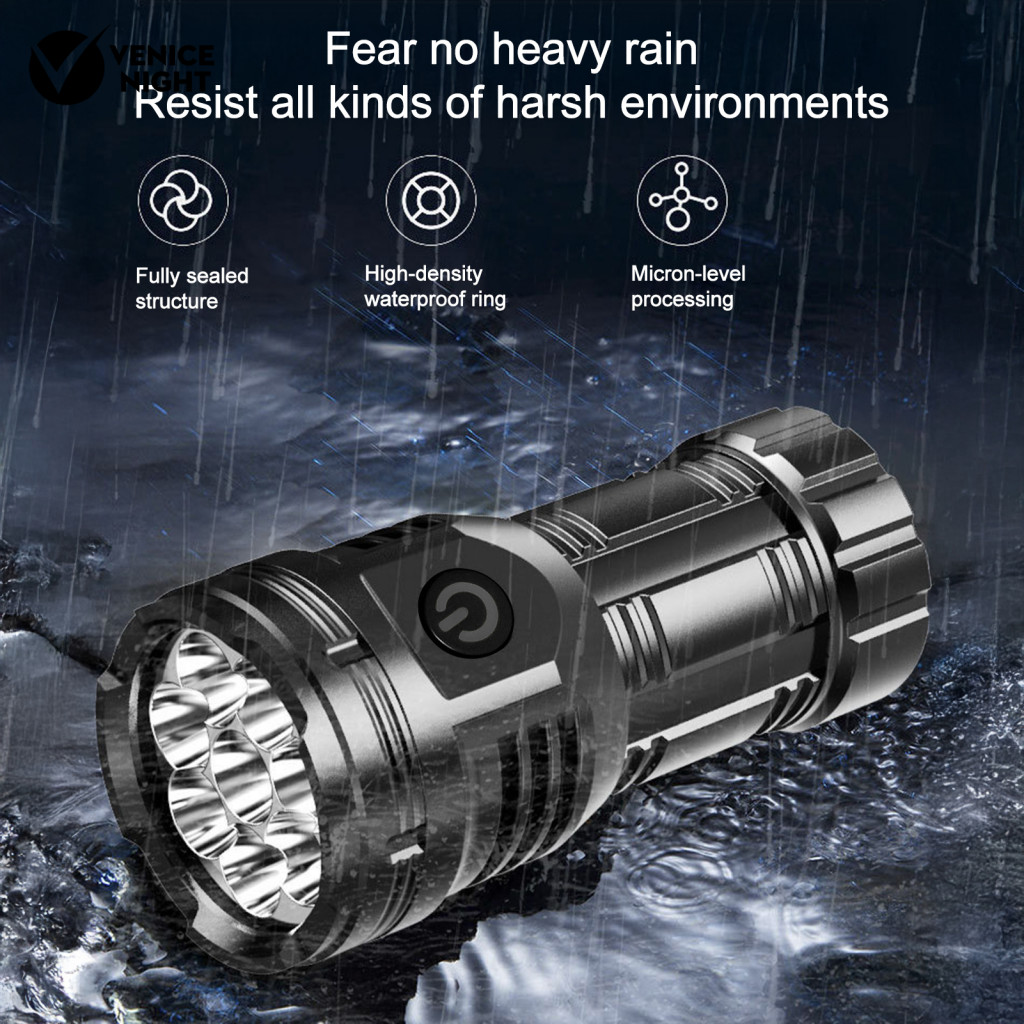 Camping Flashlight Super Bright Best Rechargeable Led Torchlight for ...