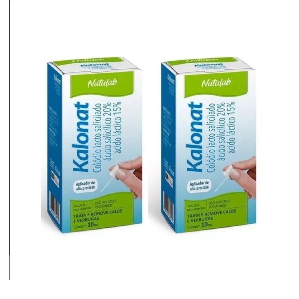 Kit com 2 Kalonat Calos Verrugas 19ml Cada Natulab | Shopee Brasil