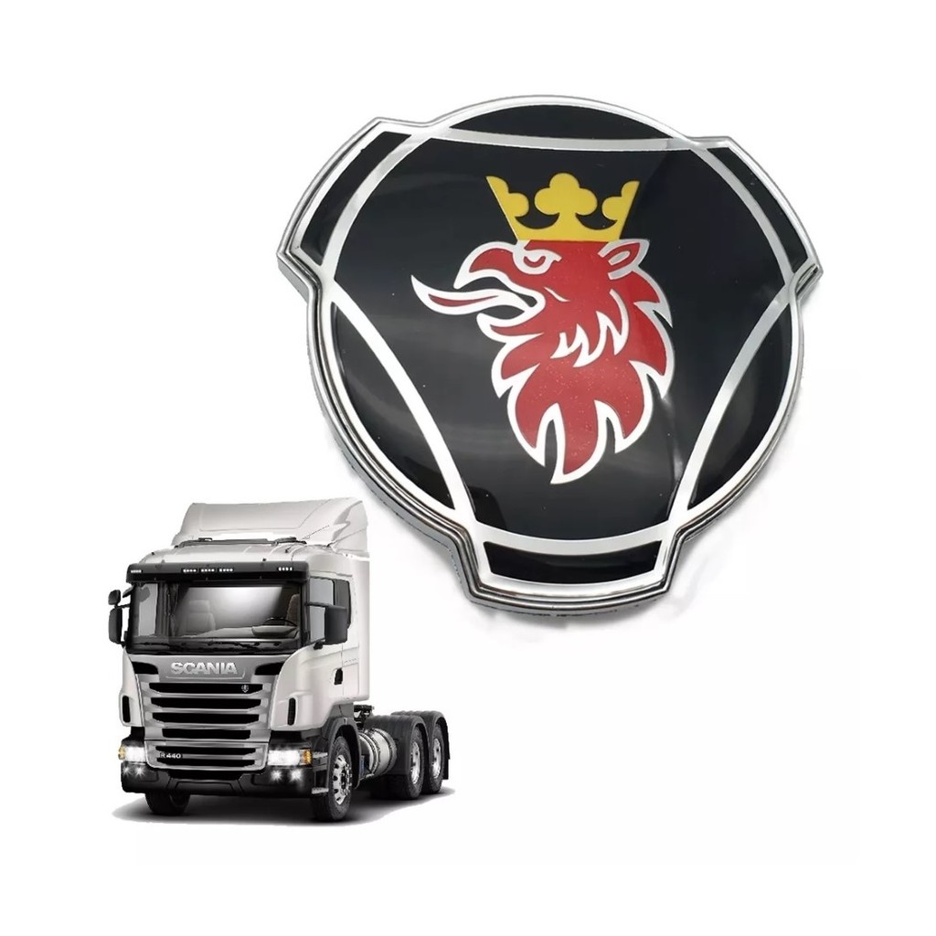 Emblema Capo Brasao-dragão Simbolo Galo Compat. Scania 124 | Shopee Brasil