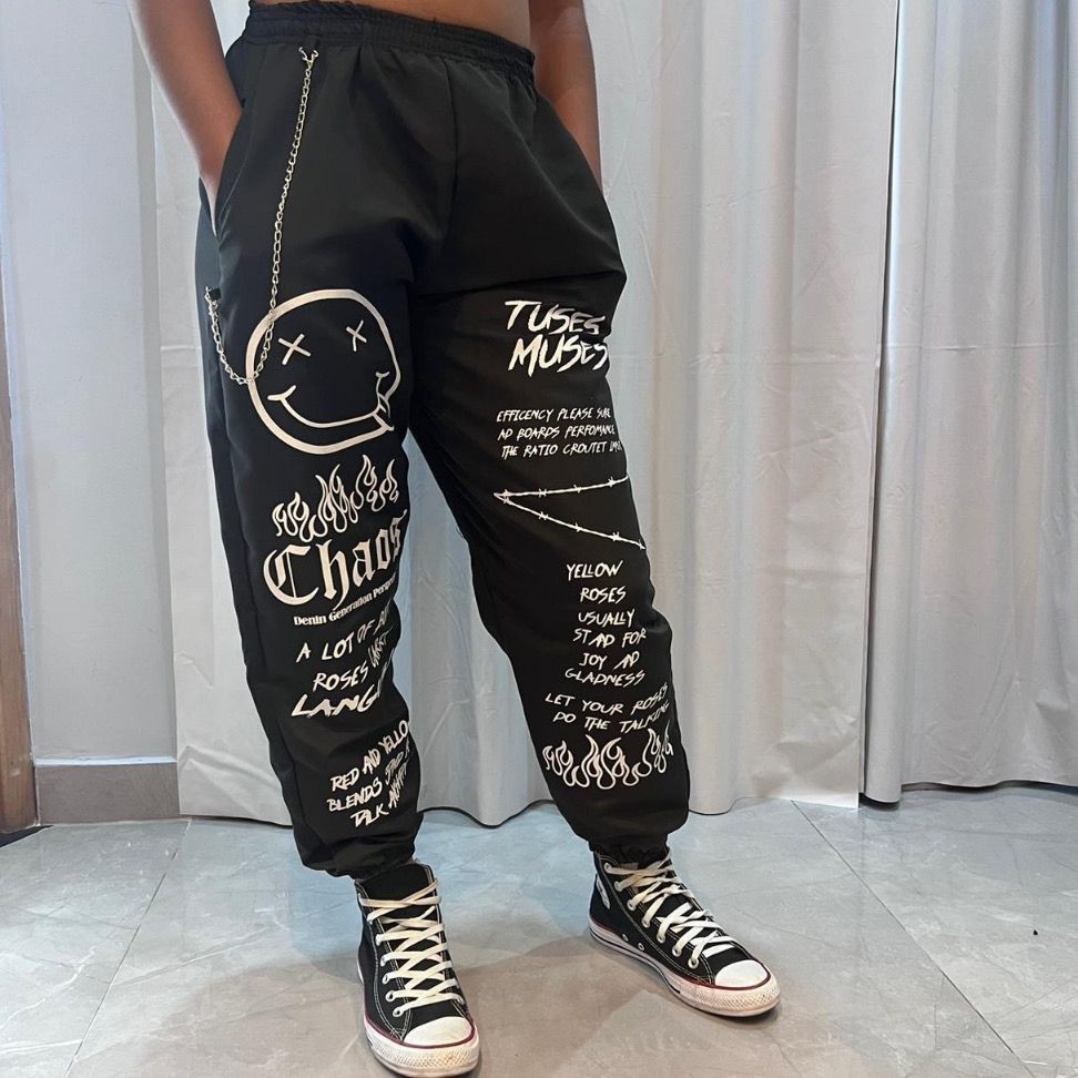 CALÇA CARGO TACTEL EMOJI JOGGER MODA GRINGA | Shopee Brasil