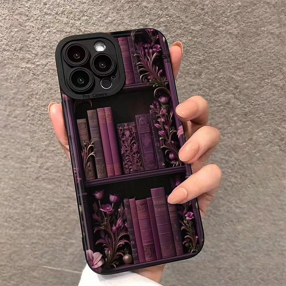 Retro Roxo Estante Floral Caso Para Samsung A16 A35 A06 A55 A54 A26 A34 ...