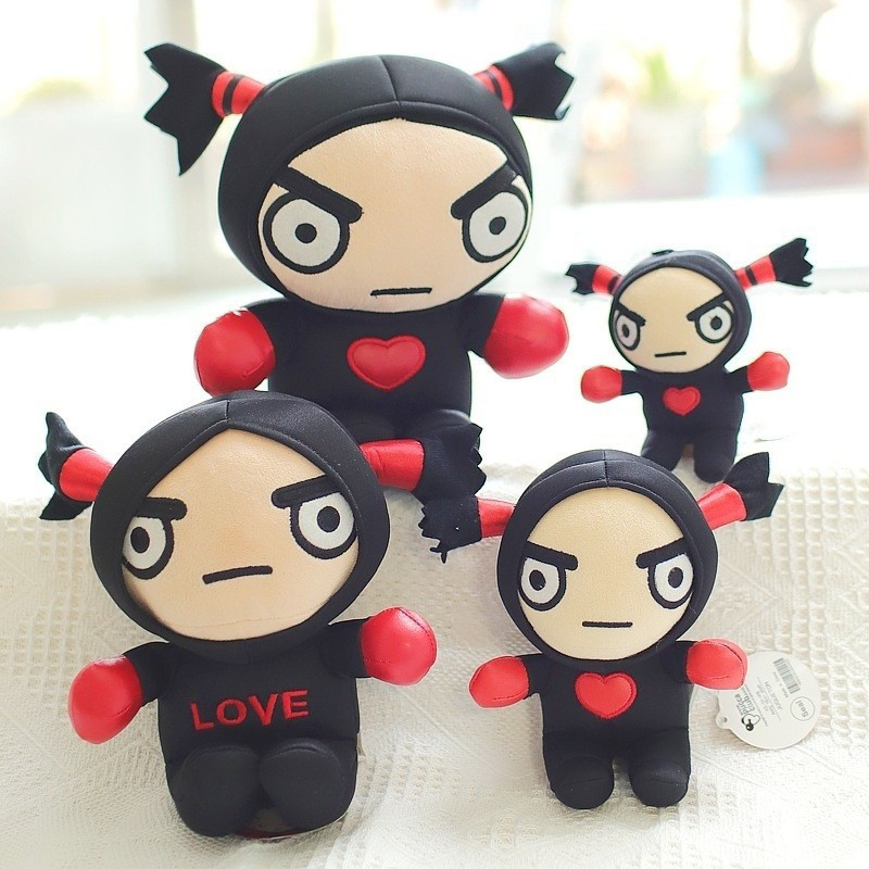 Pucca Garu Plush Boneca de brinquedo Chinese Cartoon Travesseiro Menina ...