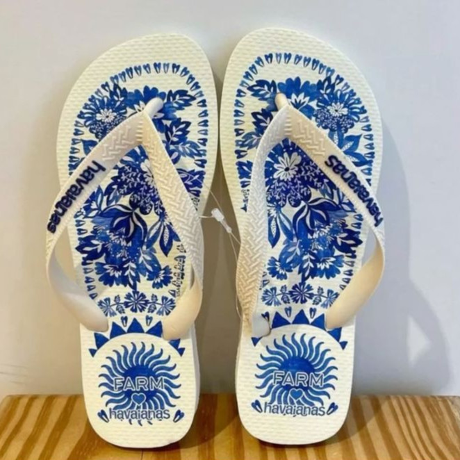 Chinelo Havaianas FARM Feminina Nova Linha Verão Tropical Envio Rapido ...